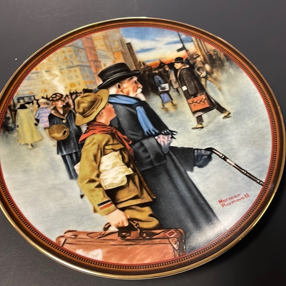 Norman Rockwell | Dining | Norman Rockwell Vintage Plate | Poshmark